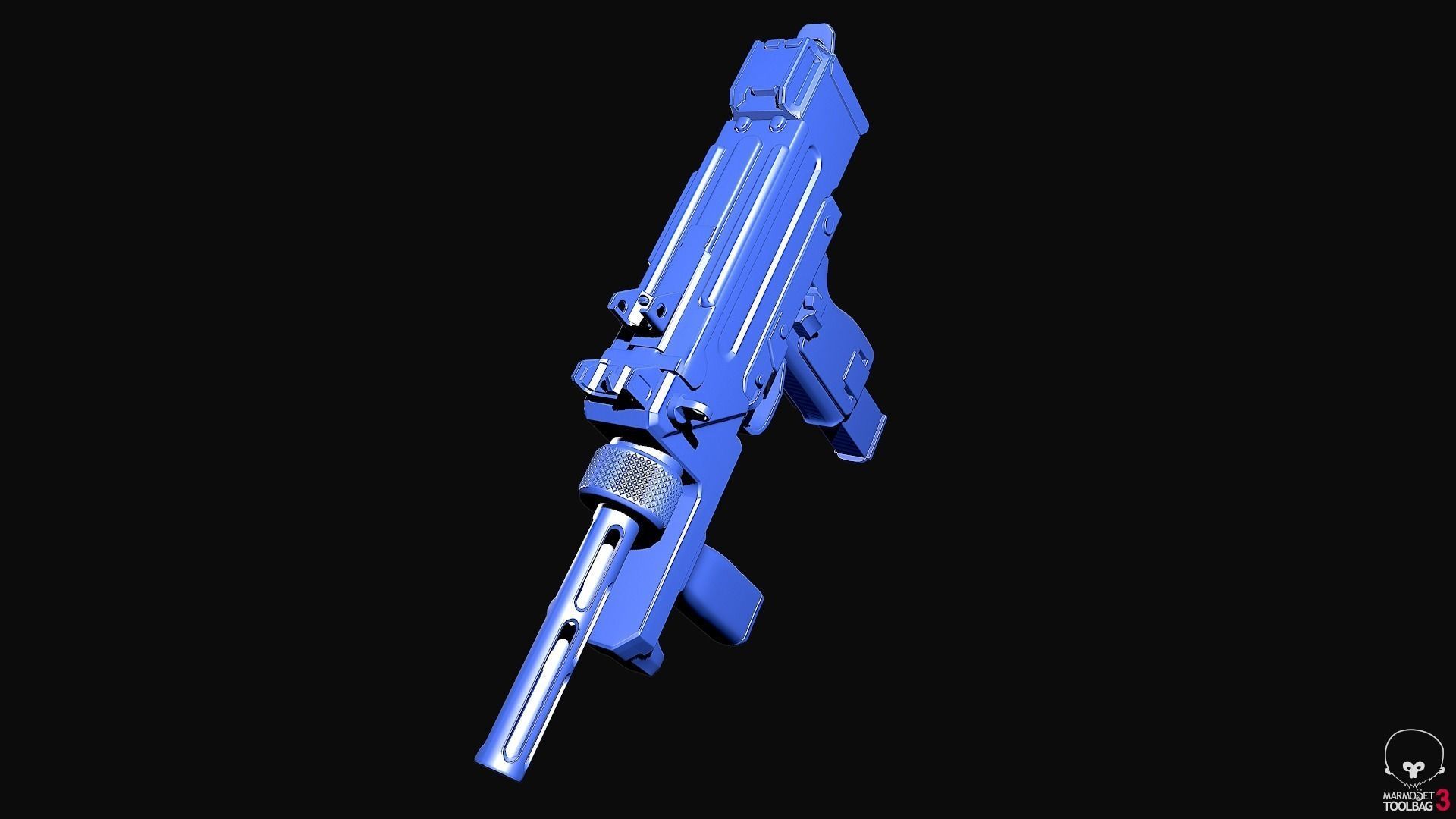 3D model Minebea PM-9 uzi varient VR / AR / low-poly | CGTrader