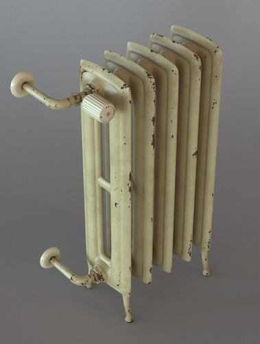 Old Iron Radiator 3D Model MAX OBJ | CGTrader.com