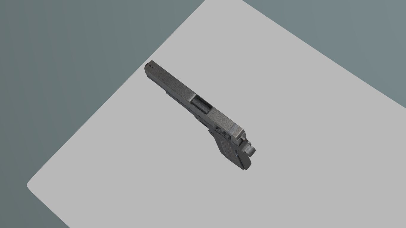3D model Realistic Handgun pistol VR / AR / low-poly | CGTrader