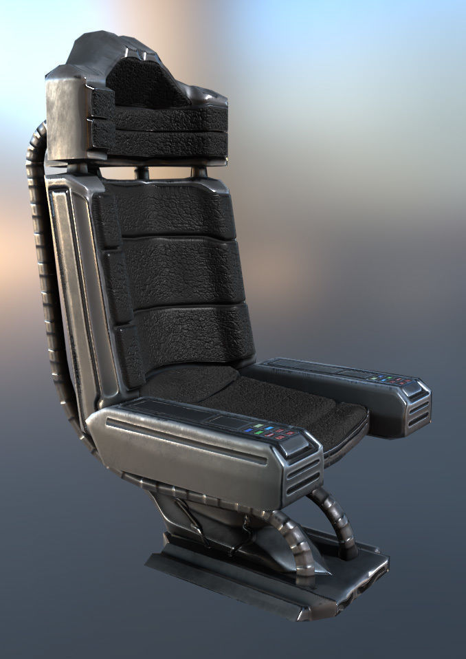 3D model The Walking Mech Neck Collection VR / AR / low-poly rigged ...