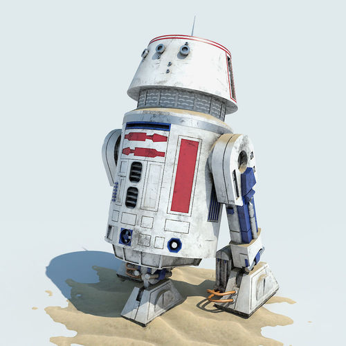 R5-D4 Droid Star Wars 3D model | CGTrader