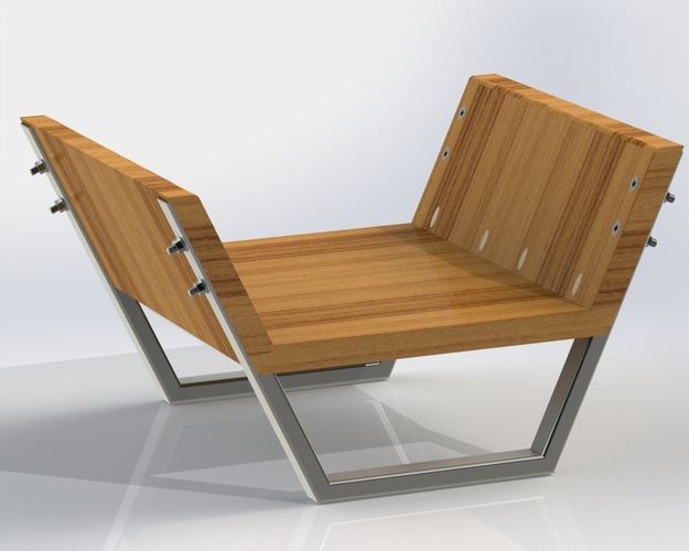 Minimalist Chair SENSEI 3D model | CGTrader