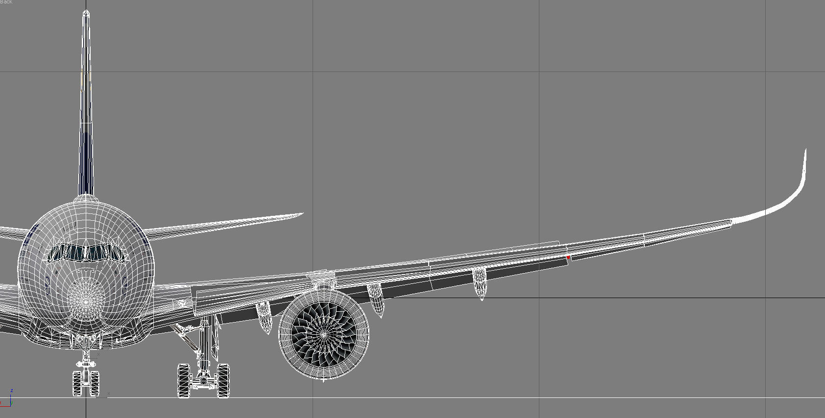 3D model Airbus A350-900 XWB Lufthansa D-AIXA VR / AR / low-poly rigged ...