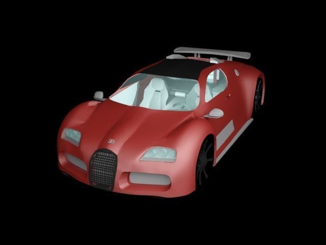 Bugatti veyron 3D model animated | CGTrader