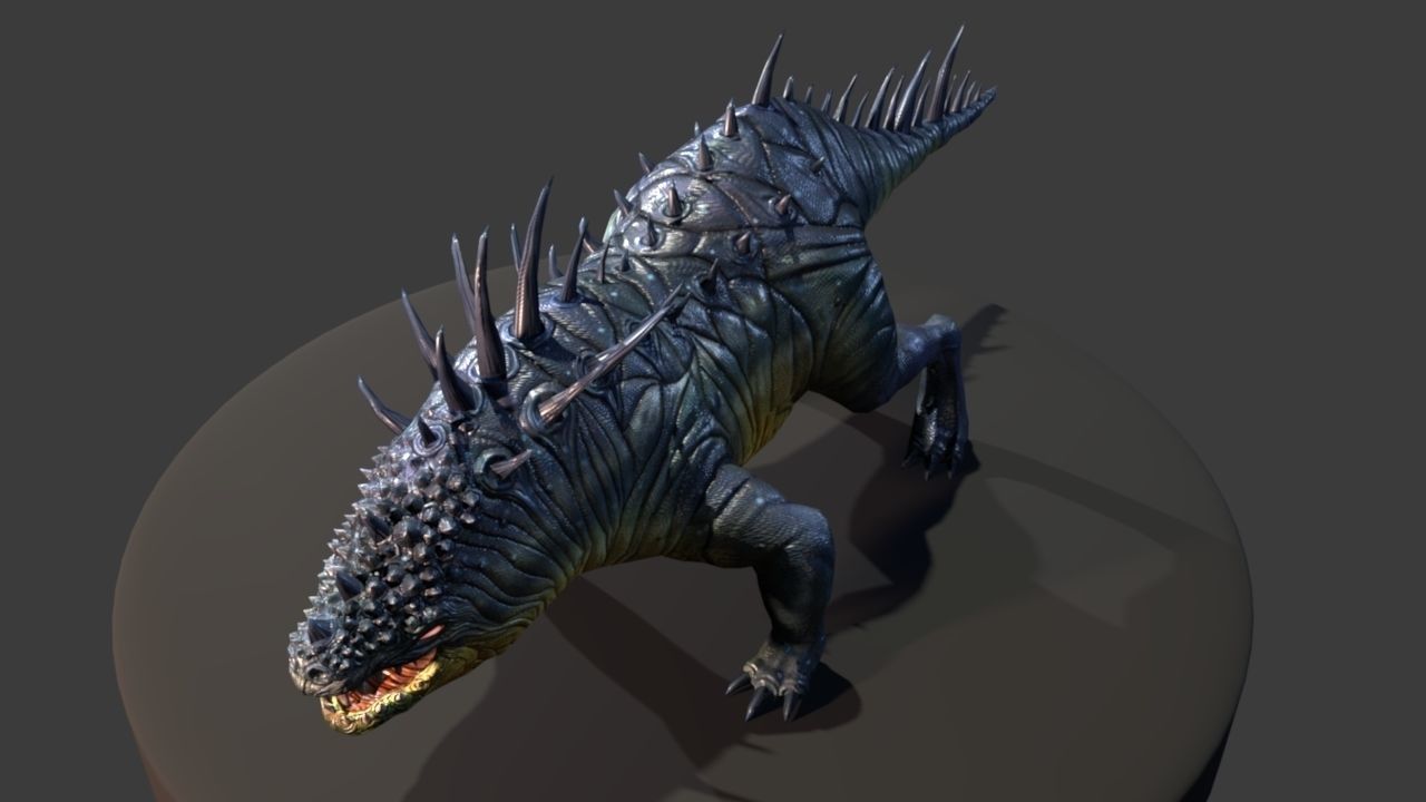 3D model Comodo Dragon Game monster VR / AR / low-poly | CGTrader