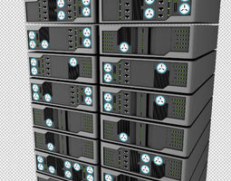 Animated Server rack 3D Models | CGTrader