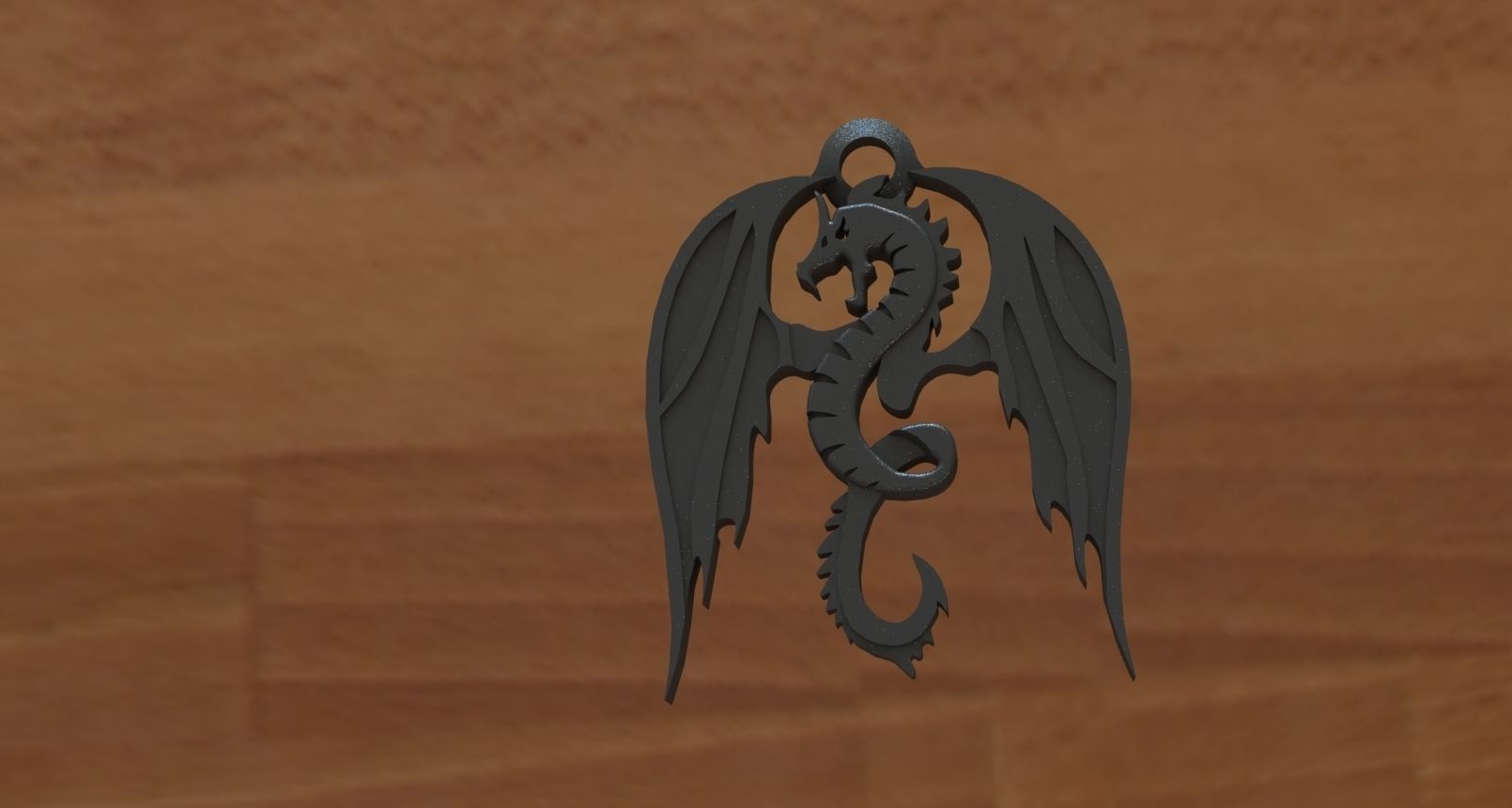 Dragon keychain 3D model 3D printable | CGTrader