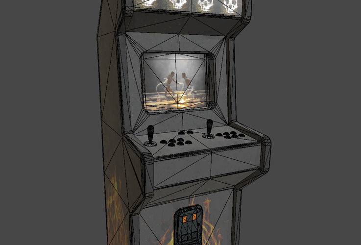 3D model Arcade Machine VR / AR / low-poly | CGTrader