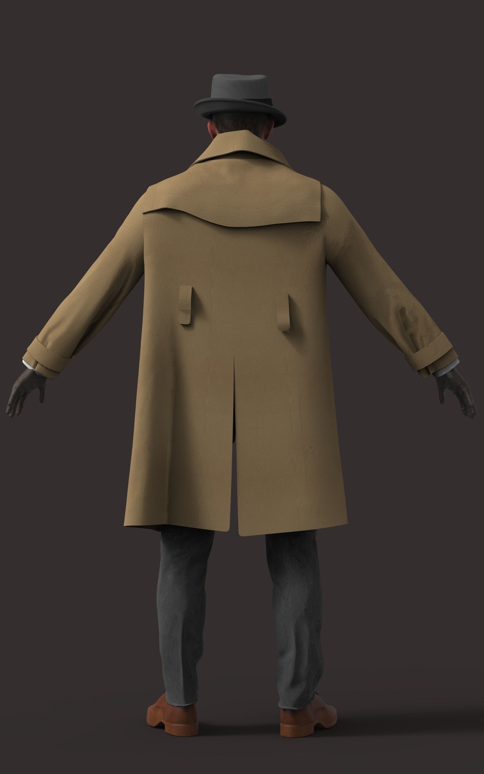 Noir Detective 3D model | CGTrader