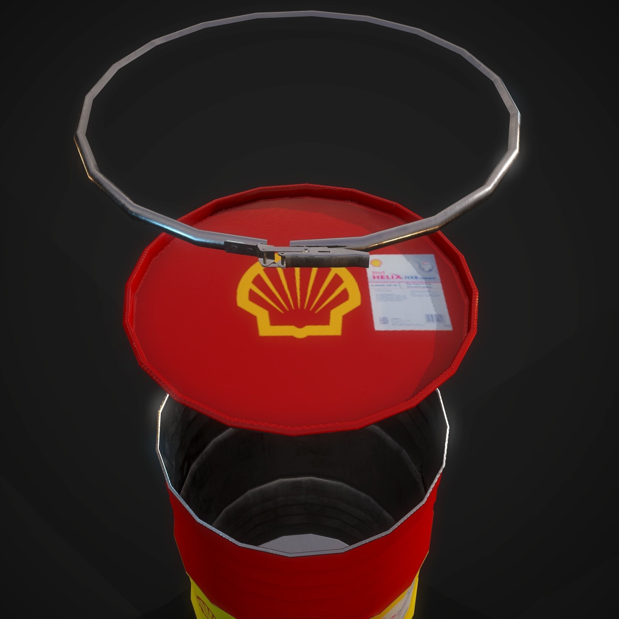 3D model Barrels Shell helix PBR VR / AR / low-poly | CGTrader