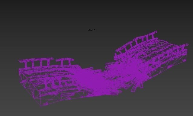 destroyed bridge 3D model | CGTrader