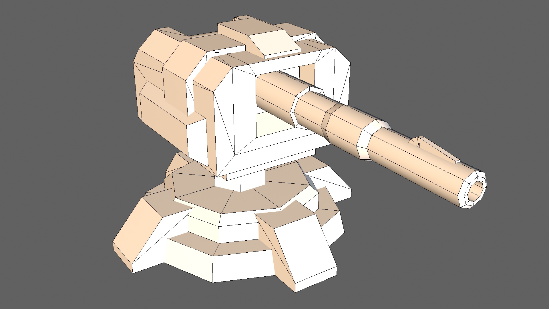 3D model TD Cannon Tower 01 VR / AR / low-poly | CGTrader