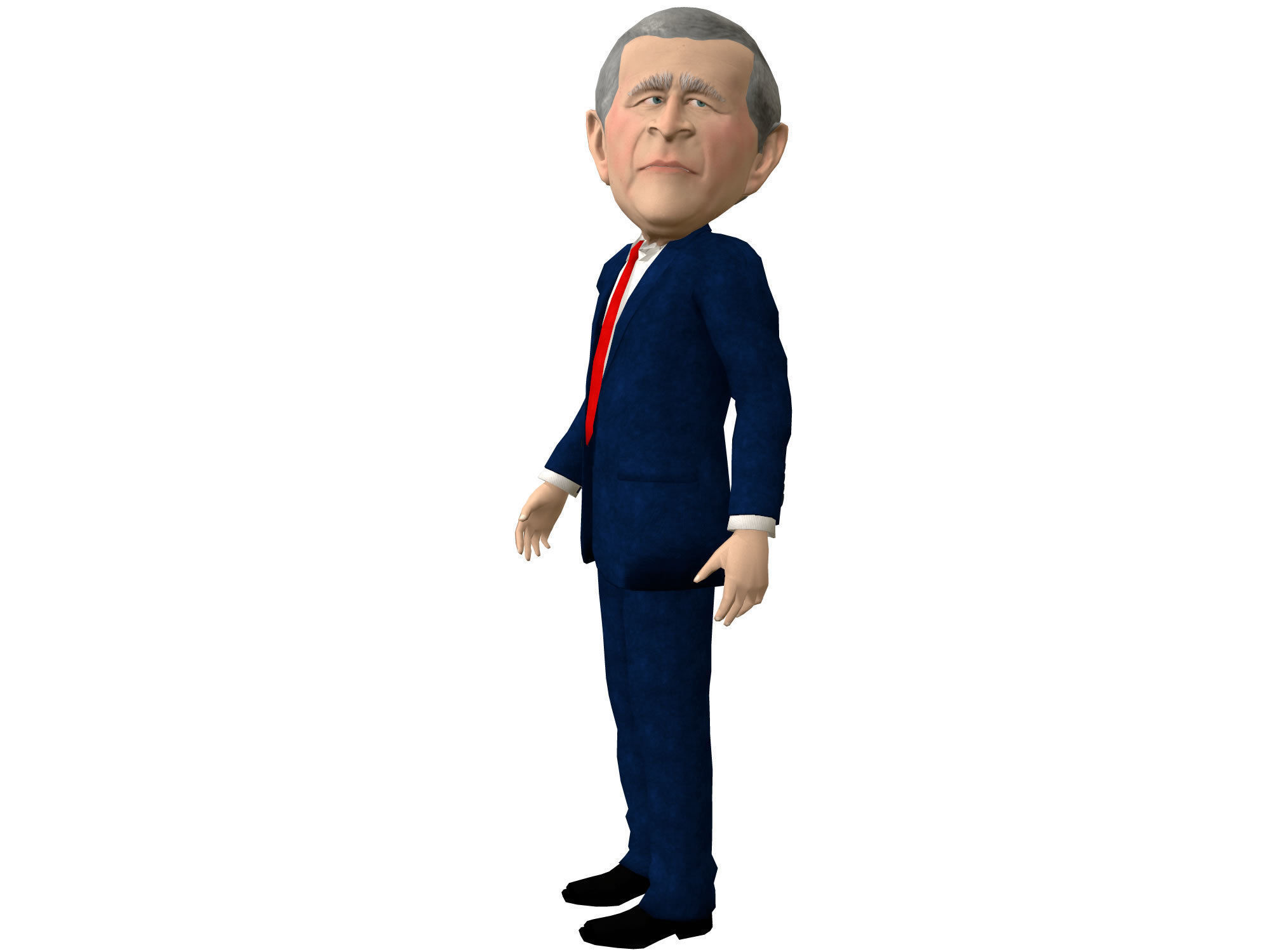 3D model Political caricatures pack VR / AR / low-poly rigged animated ...