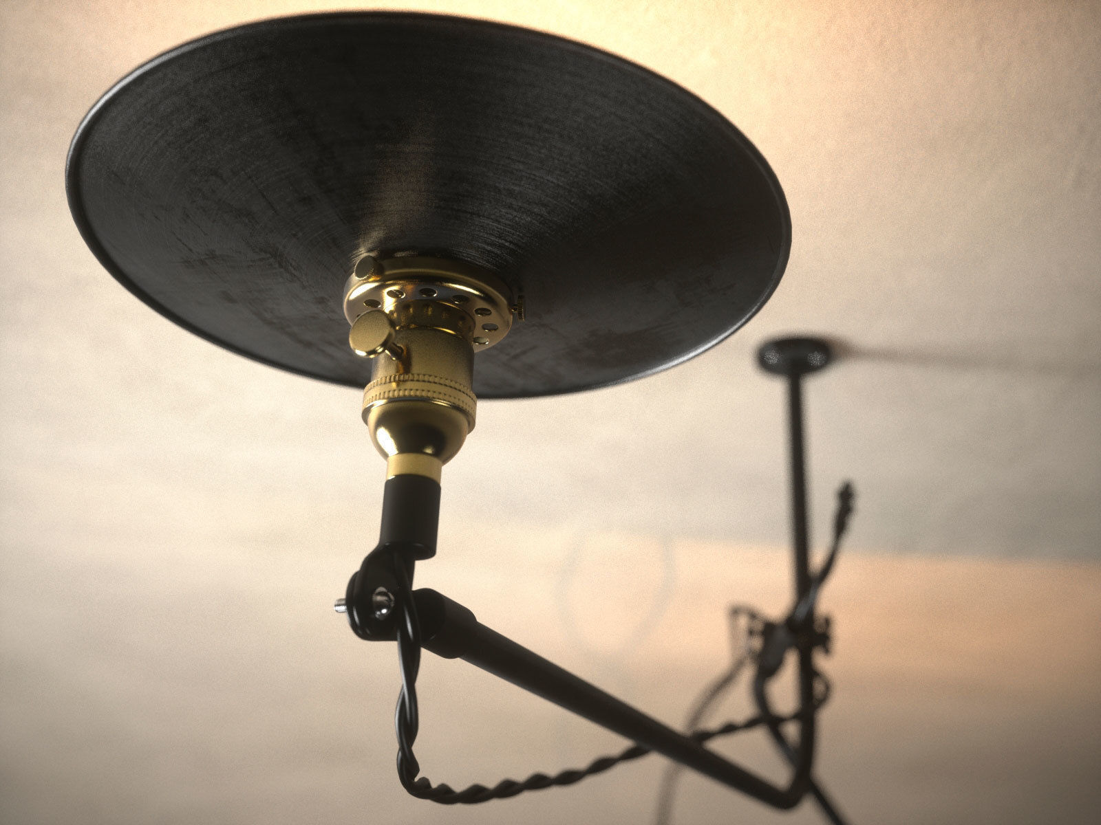 Workstead Bent Wall Lamp 3D model | CGTrader