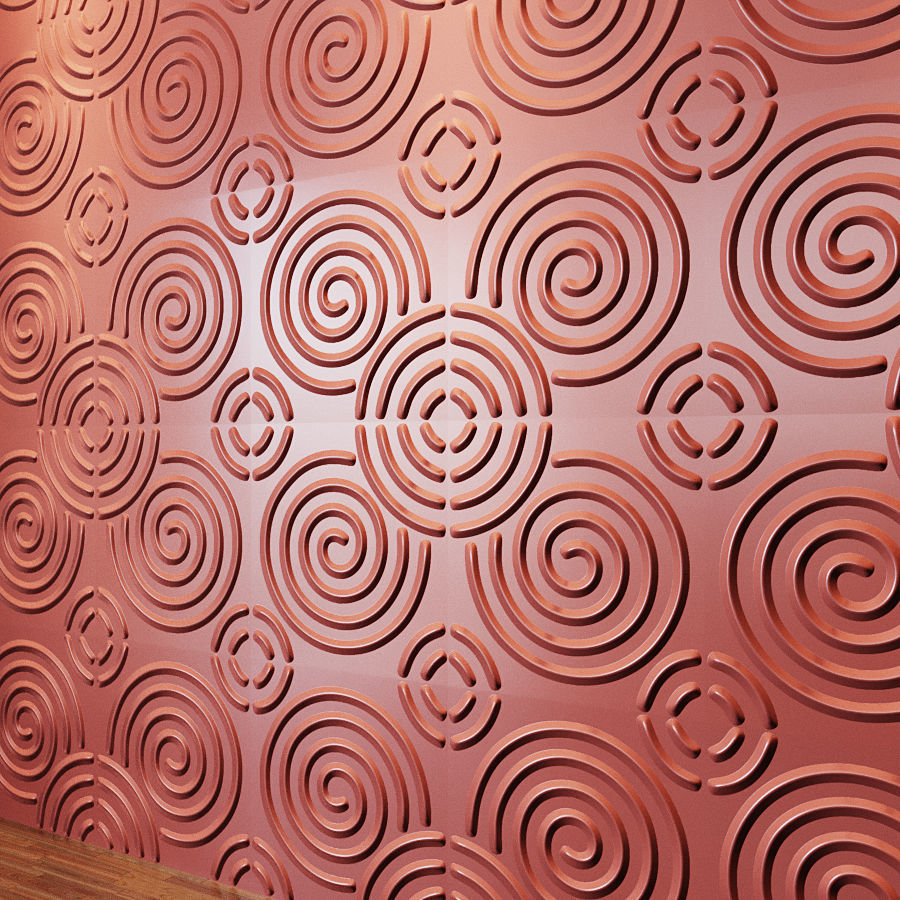 3D Panels Ripple Plus 3D Model MAX OBJ 3DS FBX MTL TGA | CGTrader.com