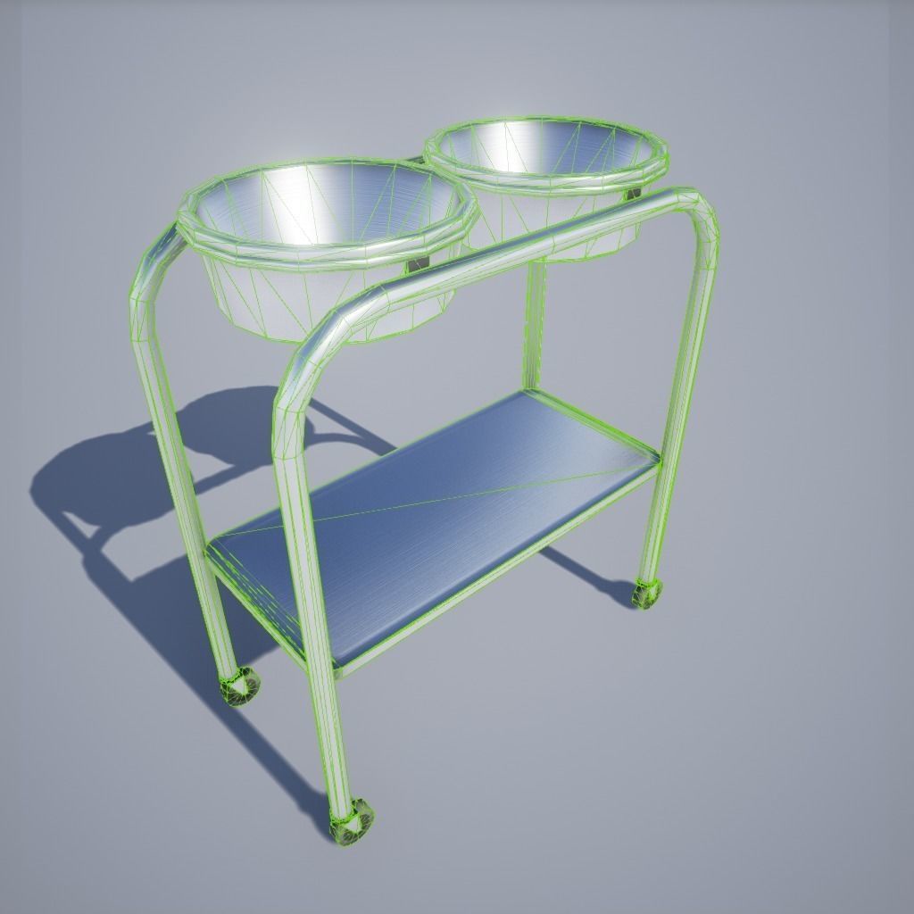 3D model Operating Room Stands and Basins VR / AR / low-poly | CGTrader