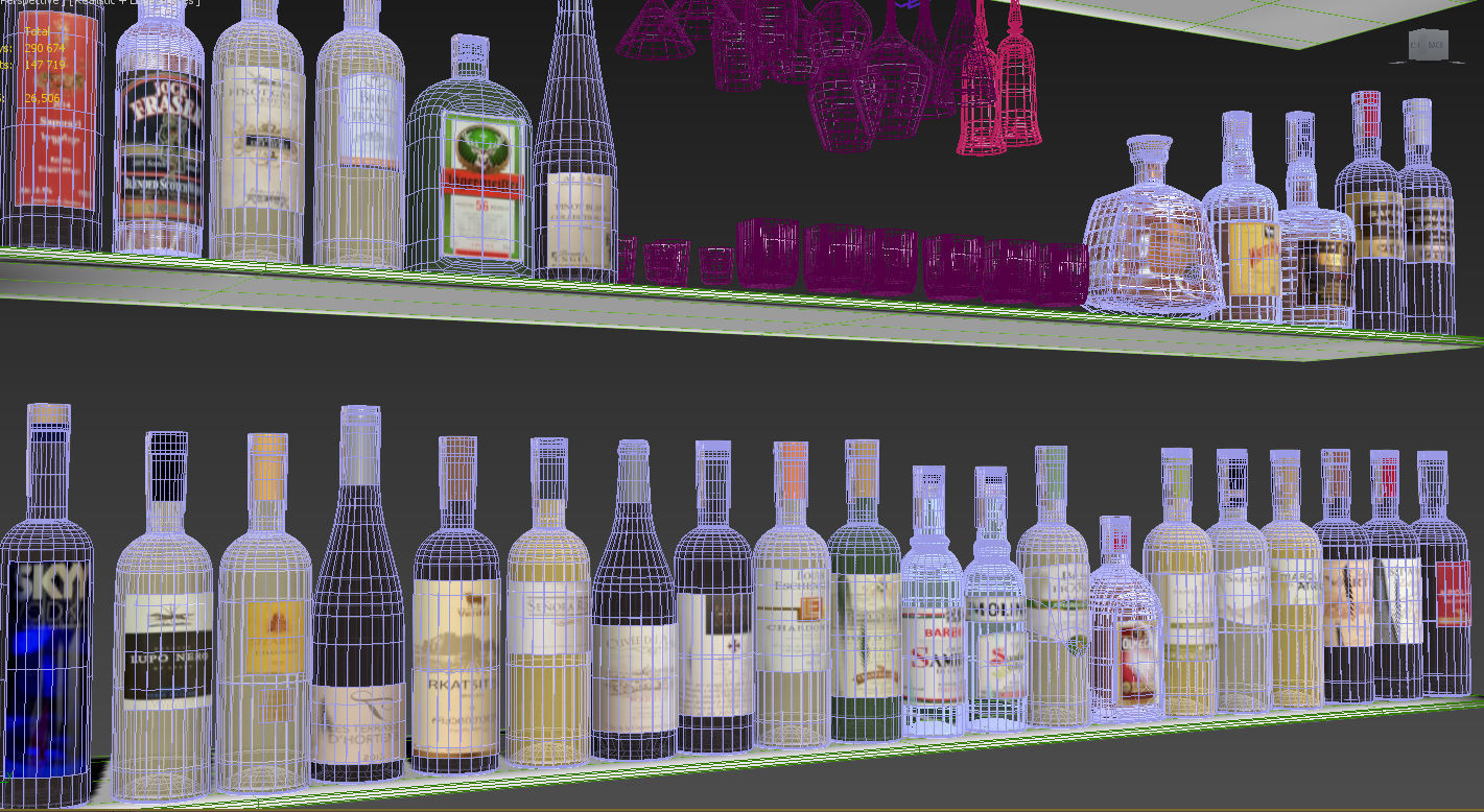 3D model Bottles VR / AR / low-poly | CGTrader