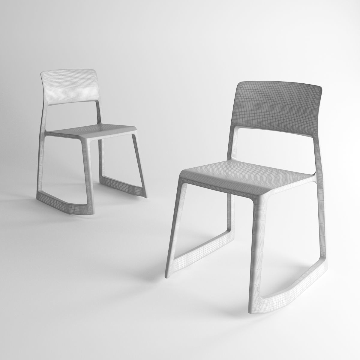 Vitra Tip Ton chair 3D model | CGTrader