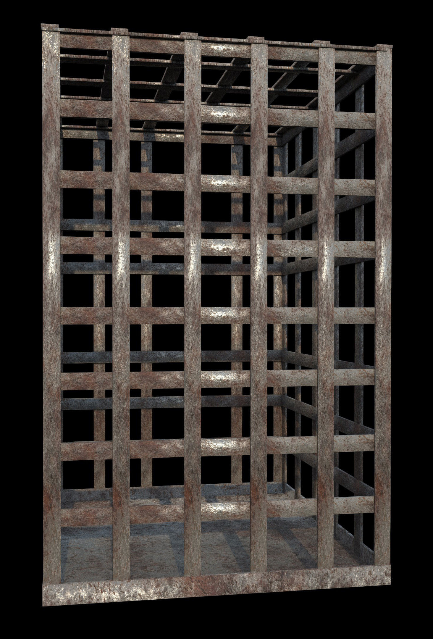 3D model Old Cage - PBR - Textured VR / AR / low-poly | CGTrader