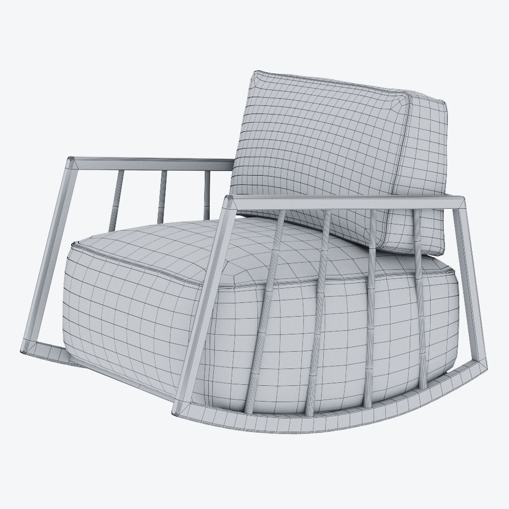 Mama rocking chair 3D model | CGTrader