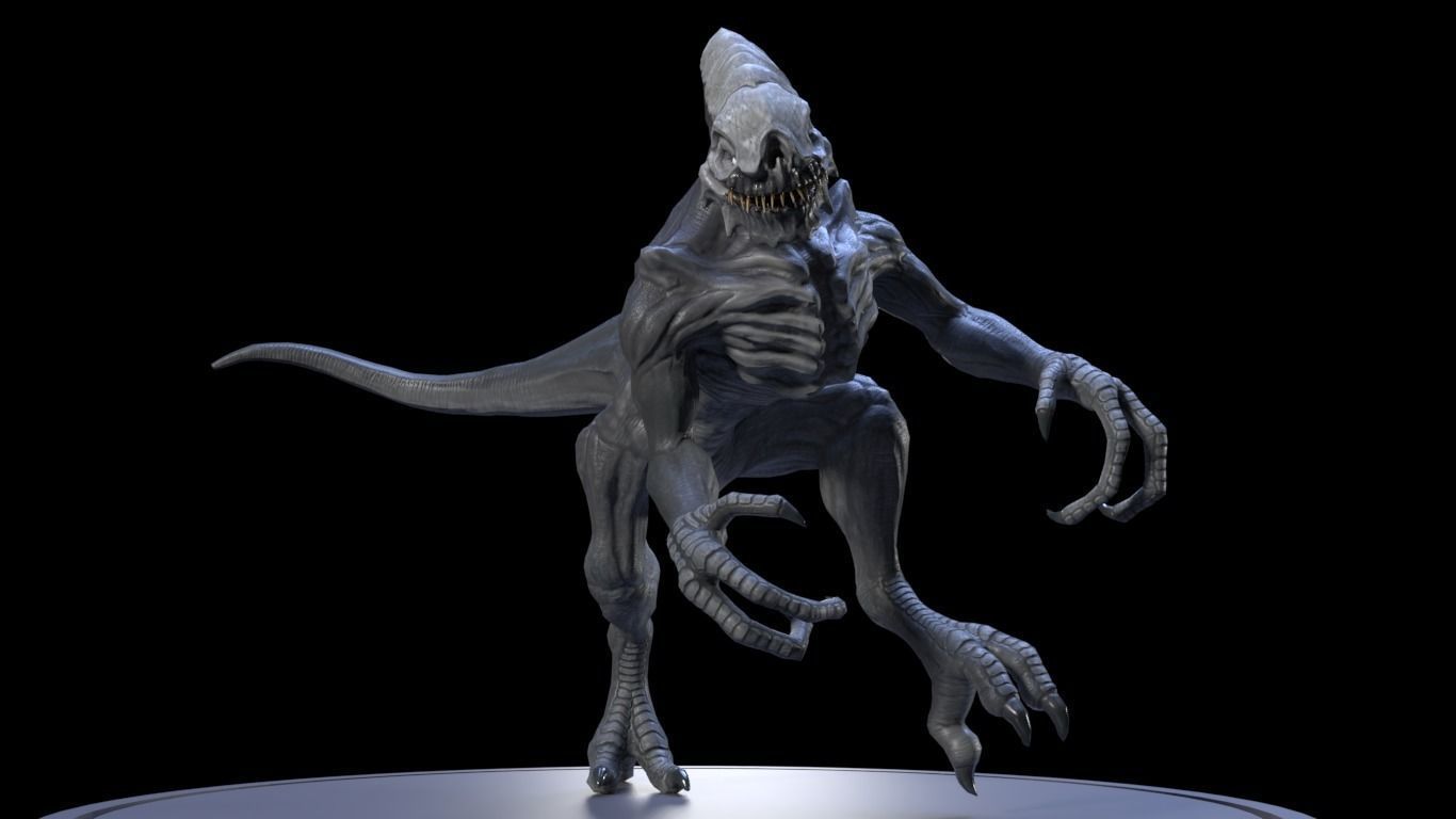 3D model Alien 1 0 7 VR / AR / low-poly | CGTrader