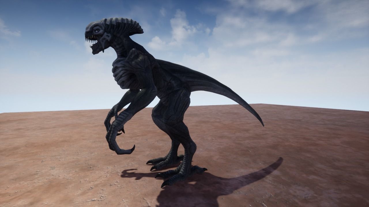 3D model Alien 1 0 7 VR / AR / low-poly | CGTrader