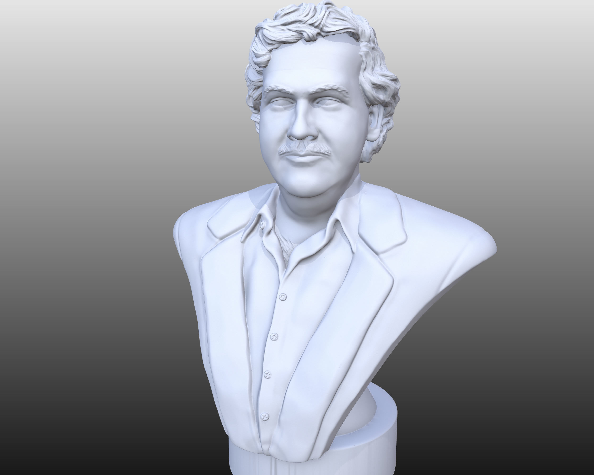 Pablo Escobar 3D model 3D printable | CGTrader