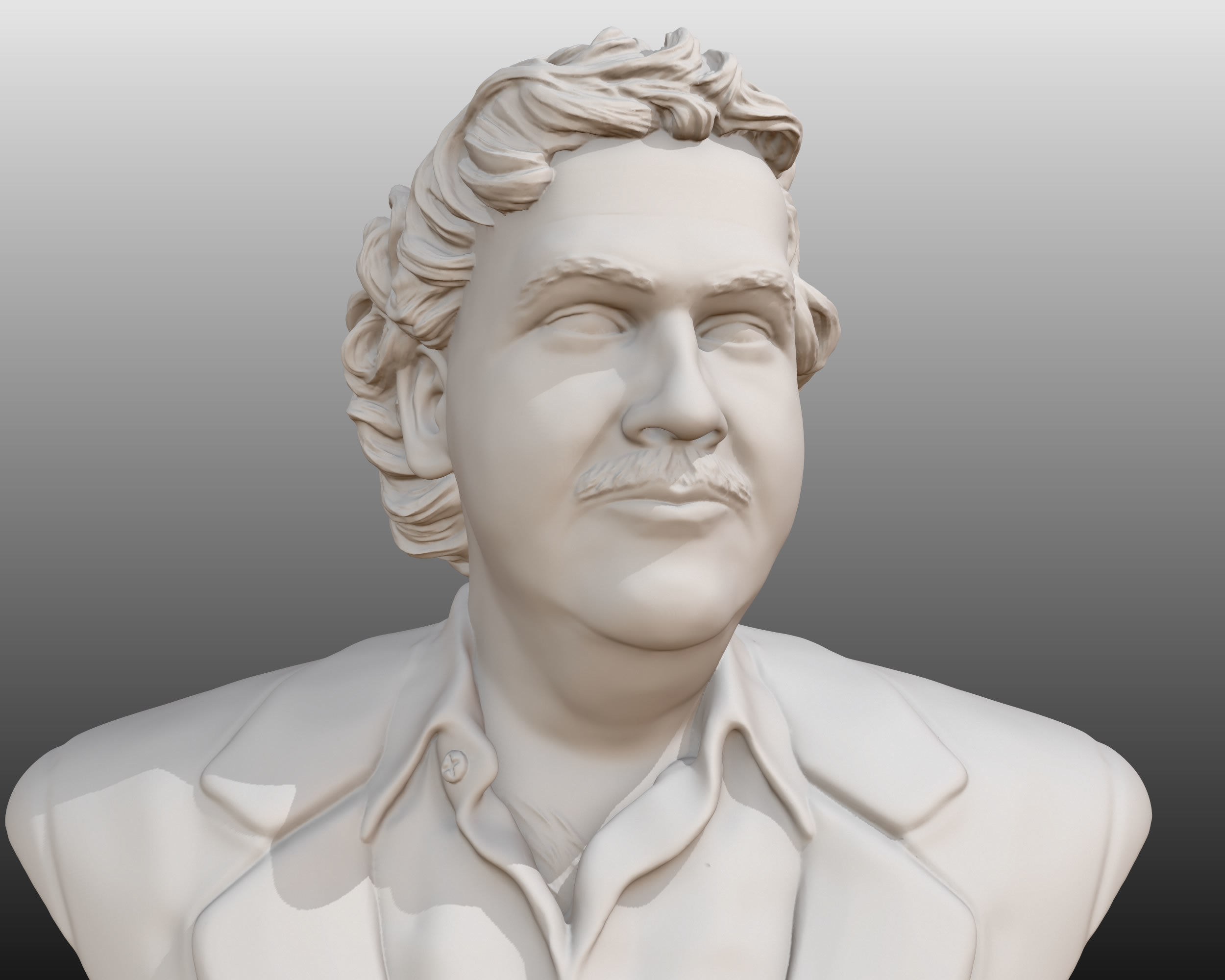 Pablo Escobar 3D model 3D printable | CGTrader