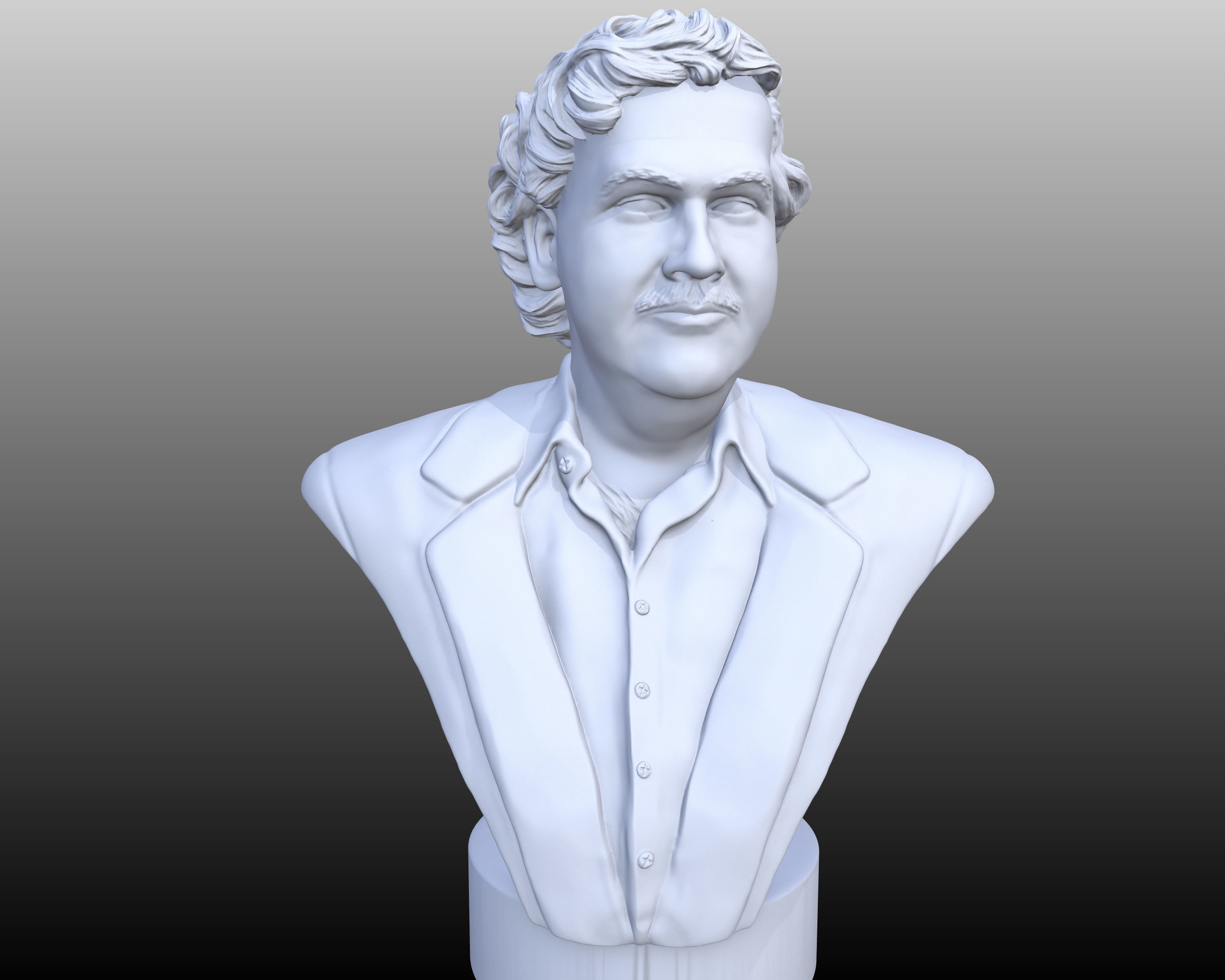 Pablo Escobar 3D model 3D printable | CGTrader