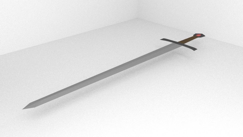 3D model Lowpoly Sword ARMA VR / AR / low-poly | CGTrader