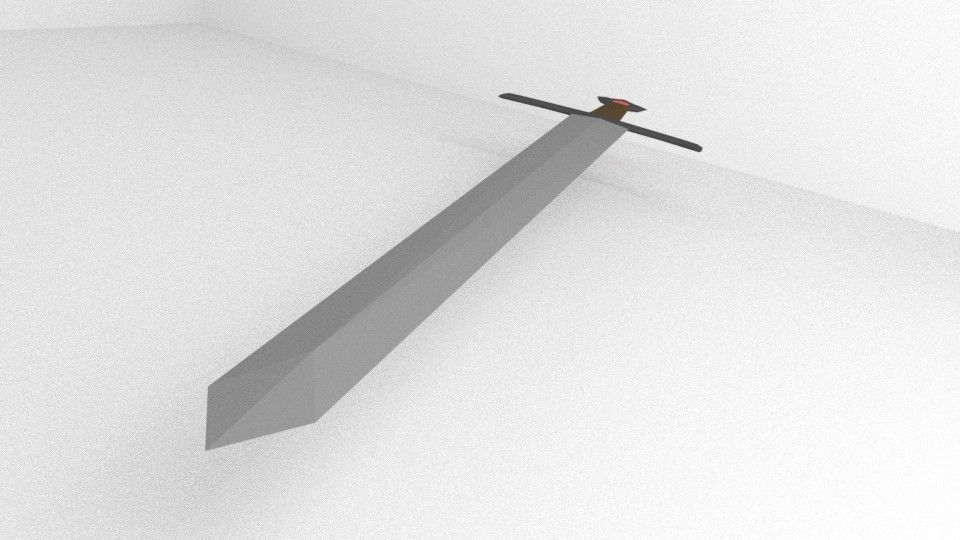 3D model Lowpoly Sword ARMA VR / AR / low-poly | CGTrader