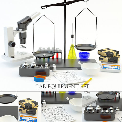 Laboratory equipment 3D model | CGTrader