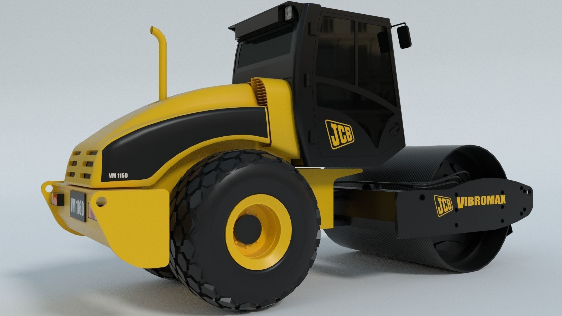 JCB VM115 compactor 3D model | CGTrader