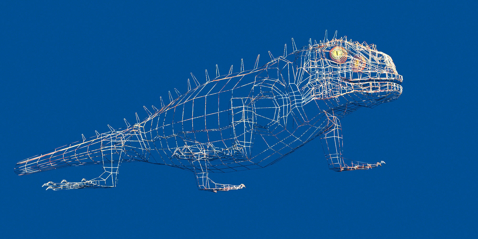 3D model Marine iguana model VR / AR / low-poly | CGTrader