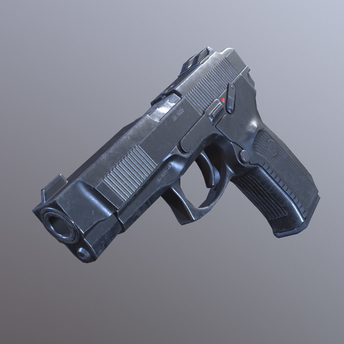 3D model Lowpoly MP-443 Grach Yarygin Pistol VR / AR / low-poly | CGTrader