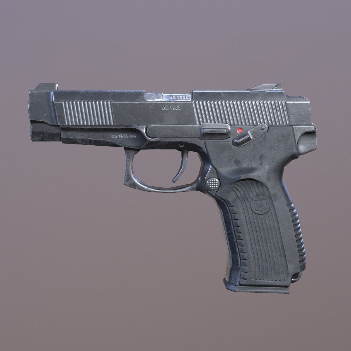 3D model Lowpoly MP-443 Grach Yarygin Pistol VR / AR / low-poly | CGTrader