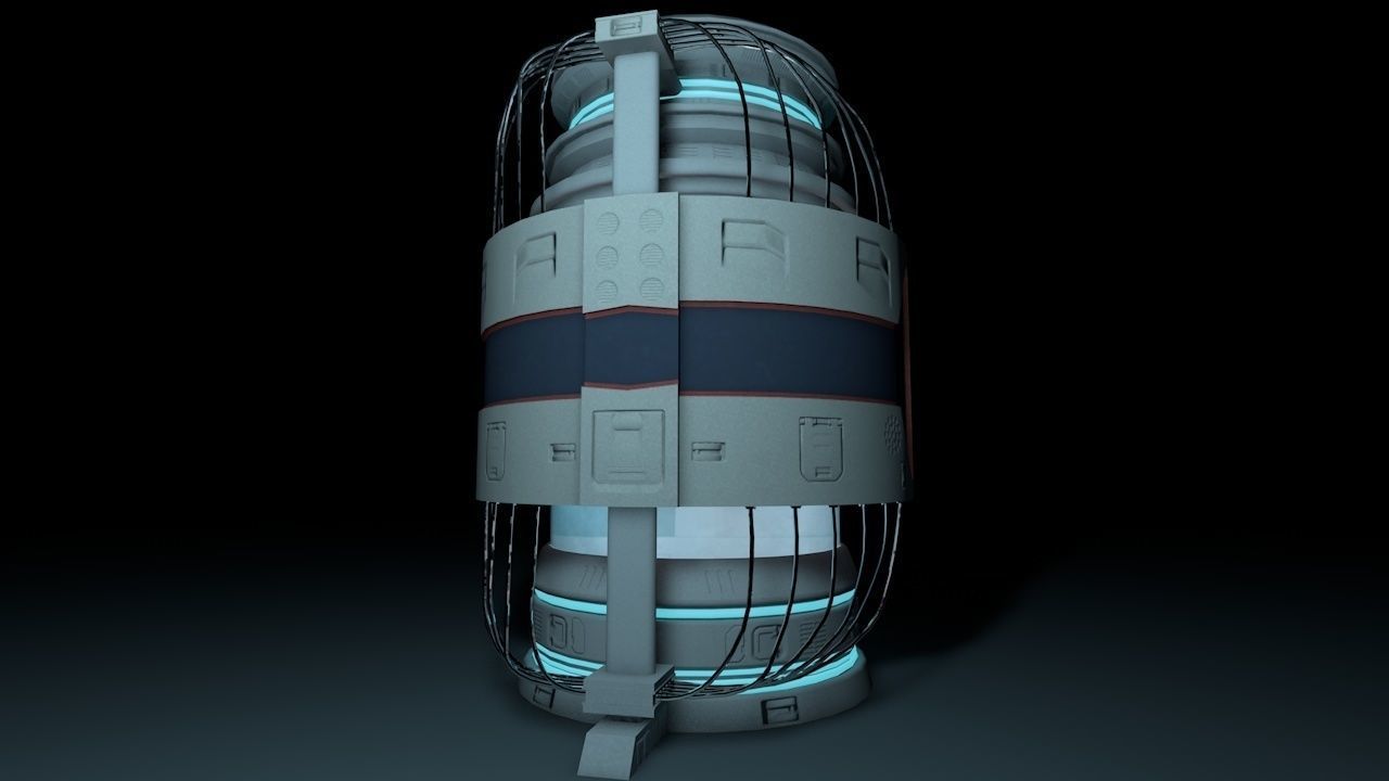 3D model Hibernation Capsule Next Gen Game PBR VR / AR / low-poly ...