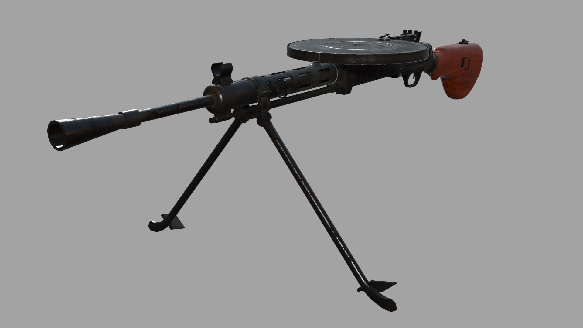 DP-28 Machine Gun 3D model | CGTrader
