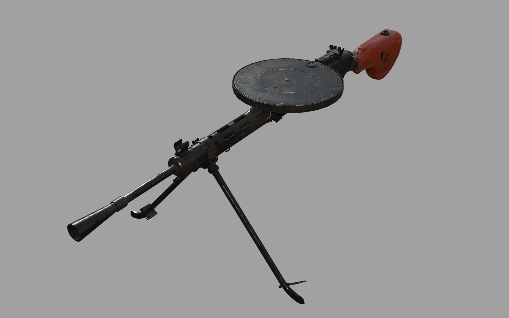 DP-28 Machine Gun 3D model | CGTrader