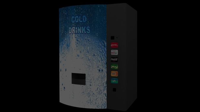 Glowing machine vending 3D model | CGTrader