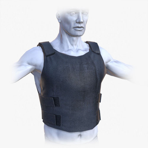 3D model Lowpoly Police Bullet-Proof Vest VR / AR / low-poly | CGTrader