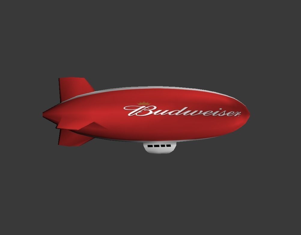 Blimp free VR / AR / low-poly 3D model | CGTrader