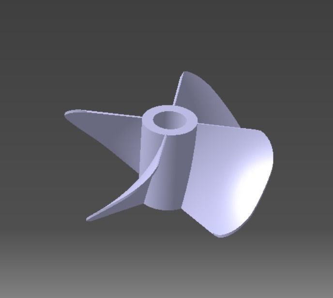High flow propeller 3D model 3D printable | CGTrader