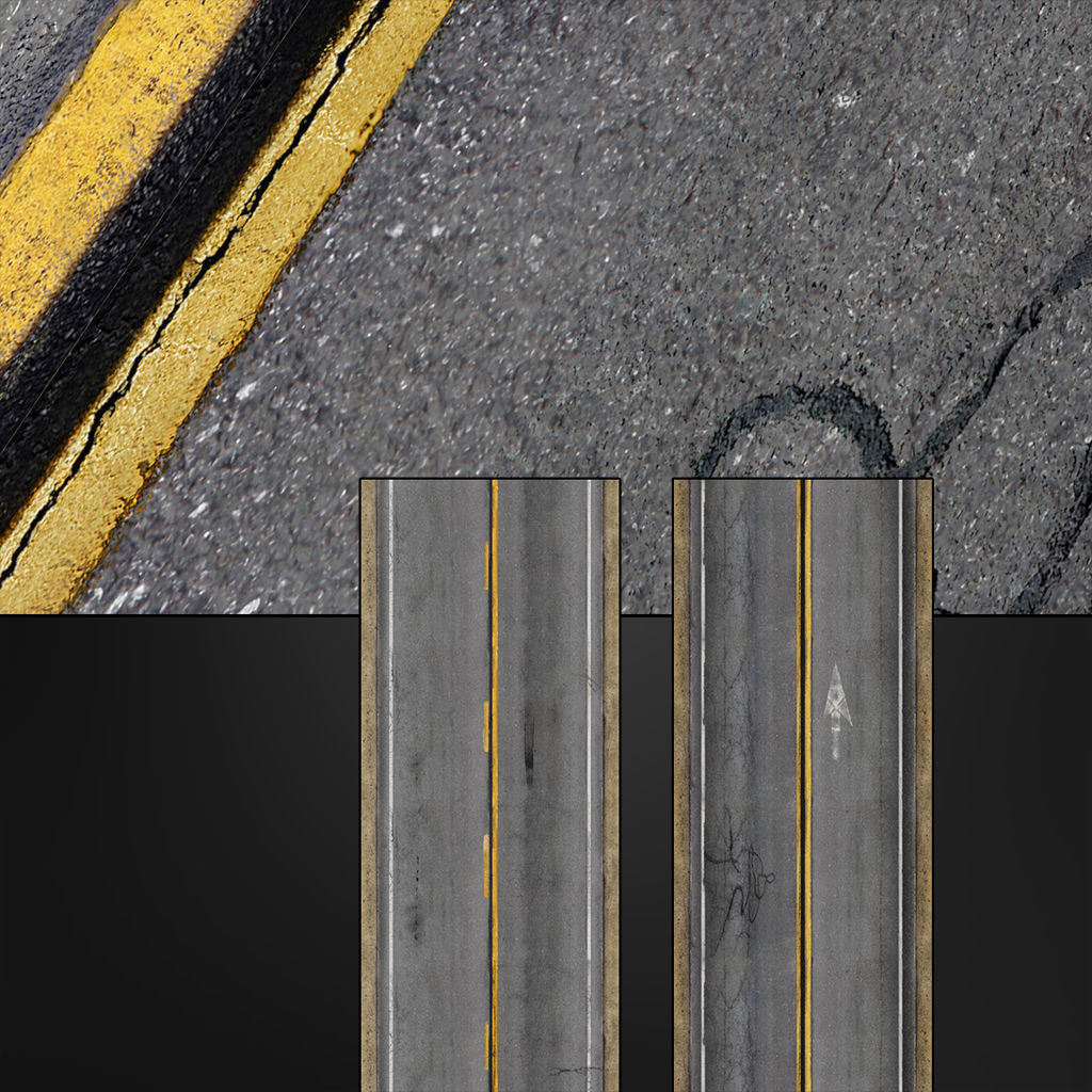 ROAD Textures Pack HD Texture | CGTrader