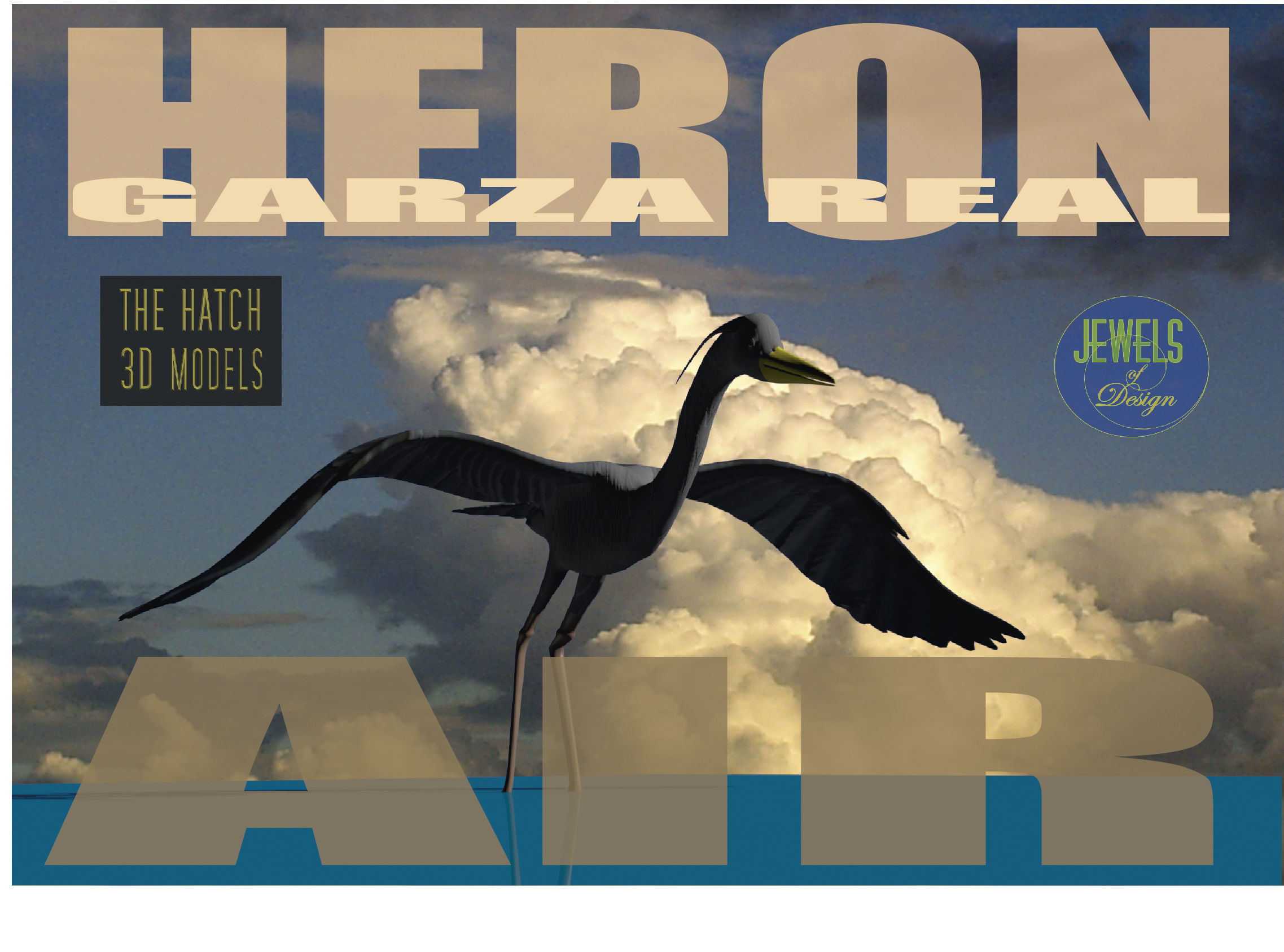 Heron model 3D asset | CGTrader