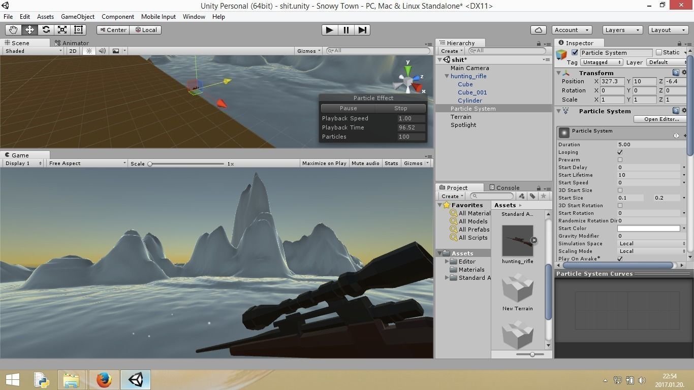 Low Poly Hunting Rifle free VR / AR / low-poly 3D model | CGTrader