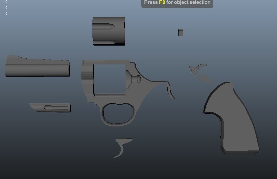 Colt Trooper Untextured free VR / AR / low-poly 3D model | CGTrader