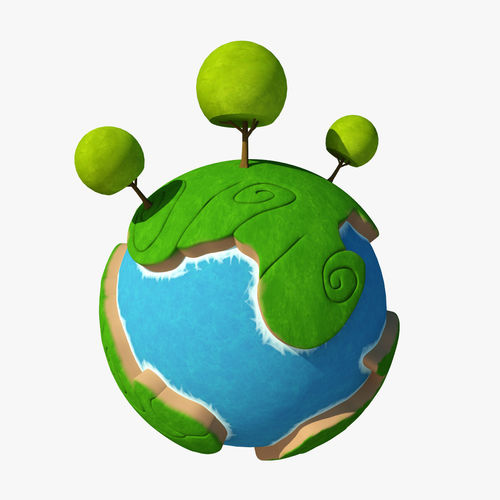 Planet Cartoon 04 3D model | CGTrader
