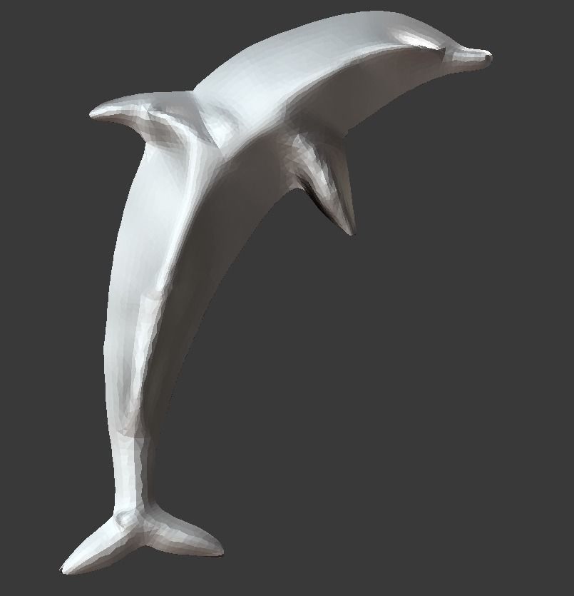 Dolphin figure 3D model 3D printable | CGTrader