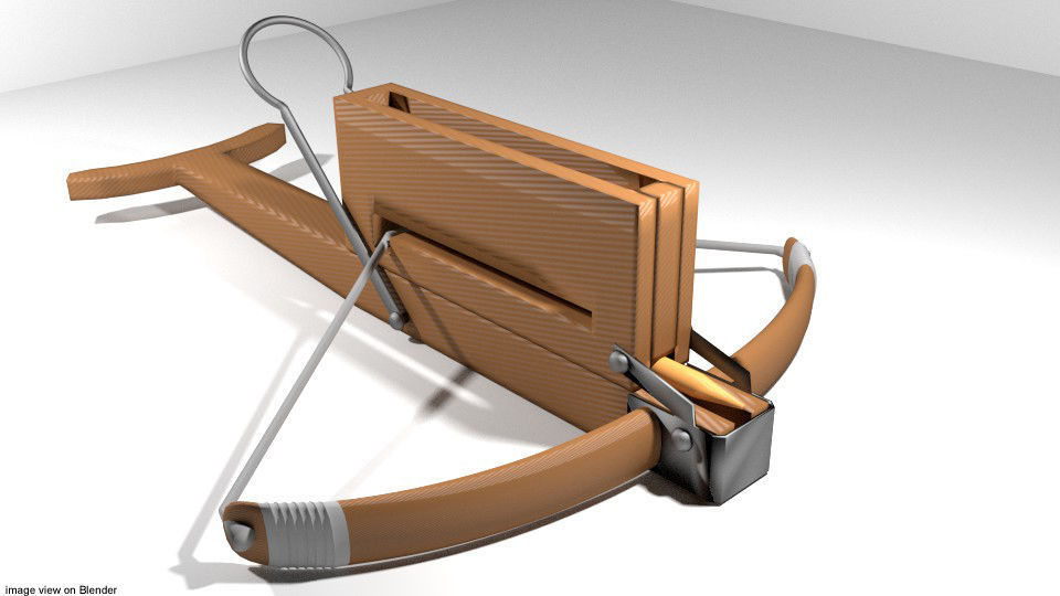 Crossbow - Repeating 3D model | CGTrader